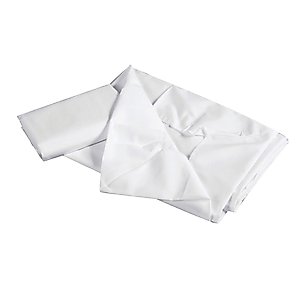 Children's Factory Angels Rest Fitted Sheet for 1" and 2" Rest Mats, White, 48" x 24"