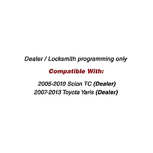 KeylessOption Keyless Entry Remote Control Car Key Fob Replacement for MOZB41TG (Pack of 2)