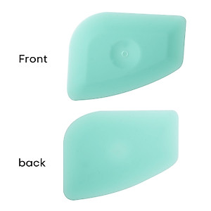 NEWISHTOOL Small Vinyl Scraper 20 Pcs Sturdy Plastic Scraper Tool for Vinyl, Multifunctional Hard Card Multi-Edge Scraper Tool for Window Tint Vinyl Wrap Install Decal Remover Sticker Label Scraper