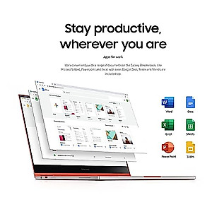 SAMSUNG Chromebook Touchscreen Laptop with Pen| 13.3 UHD AMOLED Display| Intel i5-10210U| Backlit Keyboard| Wireless Wi-Fi6| USB C| Fingerprint| Chrome OS| Webcam (8GB RAM| 256GB SSD+32G SD Card)