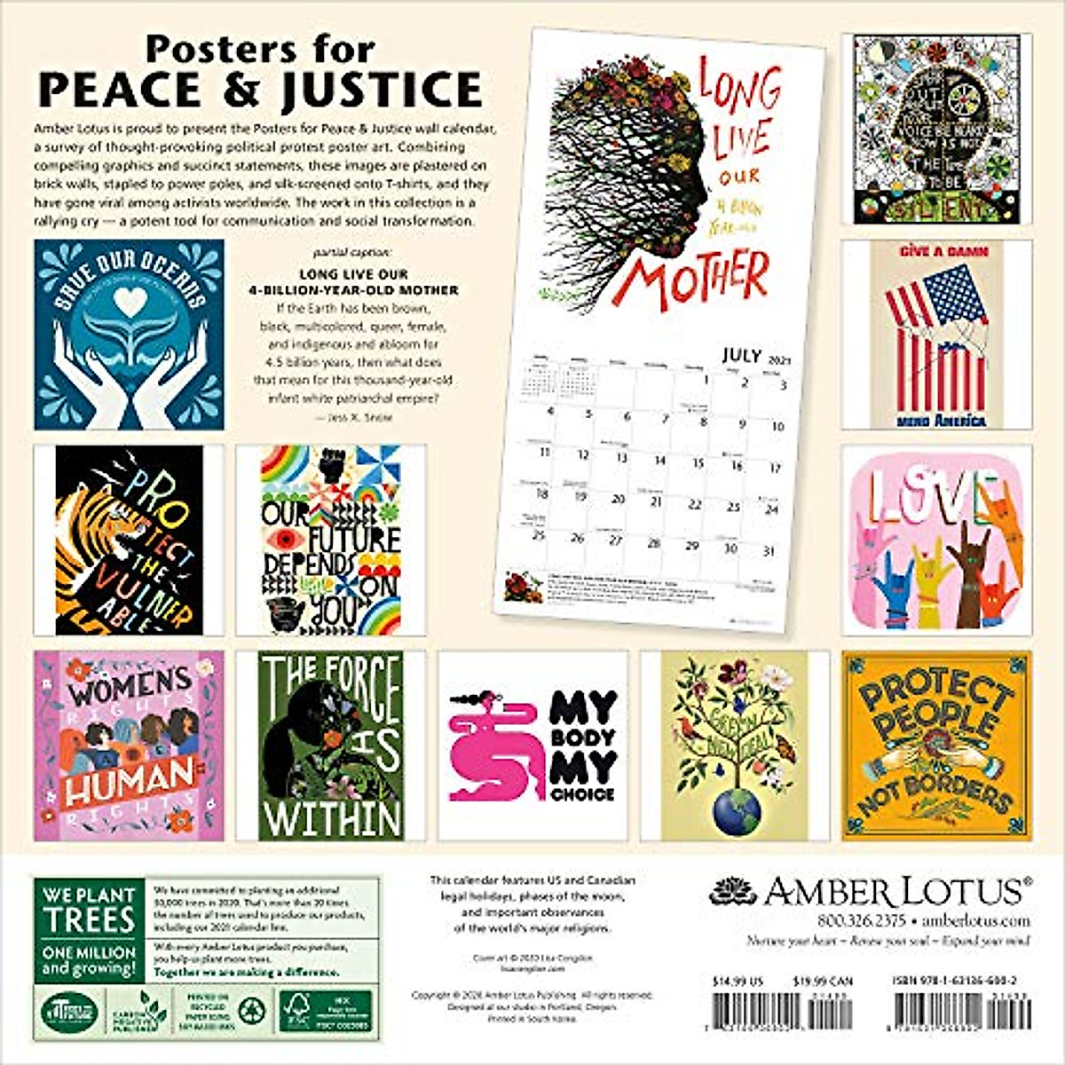 Posters for Peace & Justice 2021 Calendar