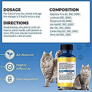 Immunity Boost for Cats Supplement – Helps Your Feline's Respiratory and Digestive System Fight Off Colds and Infections – All Natural, No Fuss Remedy (450 Pills)
