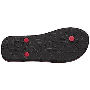 Quiksilver Boy's Molokai Kids Flip Flop Youth Sandal, BLACK 2, 3 Little Kid