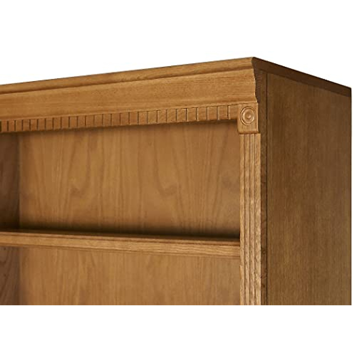 Martin Furniture Huntington Oxford 72" Open Bookcase, Wheat Finish, Fully Assembled