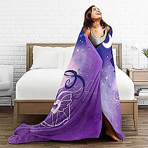 Throw Blanket Fleece Plush Flannel Soft Warm for Couch Bed Sofa Living Room 60"x50"