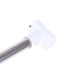 Extendable Telescopic Rods Shower Curtain Poles Clothes Wardrobe Rack Curtain Rods For Windows 66 To 144