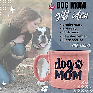 Cute Funny Coffee Mug for Dog Lovers - Dog Mom, Dog Dad, Fur Mama - Unique Fun Gifts for Her, Dad, Mom, Sister, Teacher, Coworkers - Coffee Cups & Mugs with Quotes