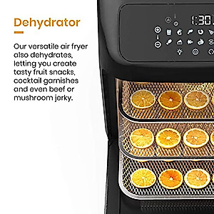 Pro Breeze 12.7 Quart Air Fryer Oven - Large Air Fryer Toaster Oven, 12 Cooking Modes including Rotisserie & Food Dehydrator, 19 Accessories