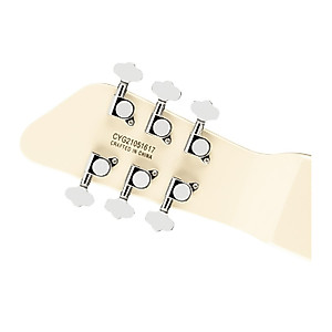 Gretsch G5700 Electromatic Lap Steel 6-String Electric Guitar with Plastic Fingerboard and Mahogany Body (Right-Handed, Vintage White)