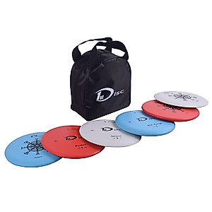 Disc Golf Starter Set-2 PCS Putter, 2 PCS Mid-Range, 2 PCS Driver with Bag