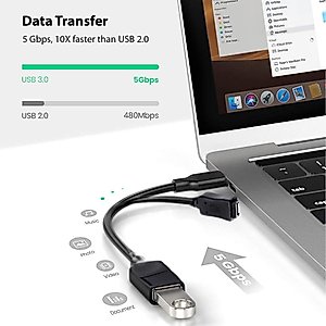 Tek Styz PRO USB + OTG Power Stick Compatible with Emporia FLIP Basic Smartphone for Dual Function Connection to Any Compatible Keyboard, Gaming, Mouse, Storage Drive or 100s of USB Device