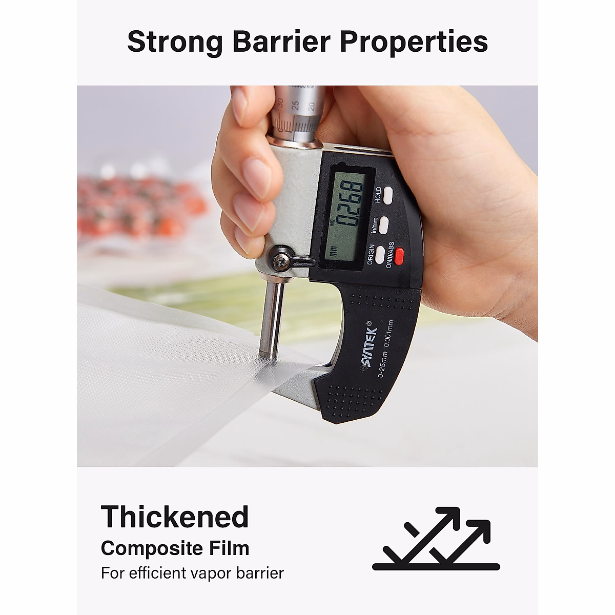 Kootek Vacuum Sealer Bags for Food, 100 Quart 8" x 12" Vacuum Seal Bags, Commercial Grade, BPA Free, Pre Cut Freezer Bags for Food Storage, Meal Prep or Sous Vide