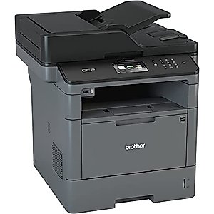 Brother Monochrome Laser Printer, Multifunction Printer and Copier, DCP-L5500DN, Flexible Network Connectivity, Duplex Printing, Mobile Printing & Scanning, Amazon Dash Replenishment Ready (Renewed)