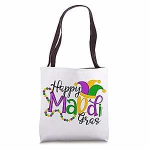 Happy Mardi Gras Costumes Matching Funny Parades Tote Bag