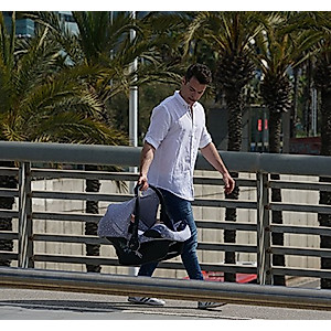 JANABEBE Cover Liner Compatible with Maxi COSI Cabriofix, City, Streety Fix (White Star)