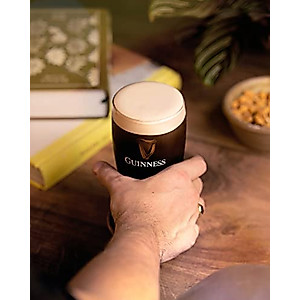 Guinness Gravity Official Beer Pint Glass | Large 20oz Pints Drinking Thick Beer Glasses | Guinness Beer 20 oz Glasses