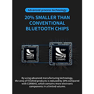 KZ HD Bluetooth V5.0 Headphone/Earphone Wireless Cable with Microphone Replacement for (C PIN (KZ-ZSN/ZSNpro/AS16/ZS10pro))