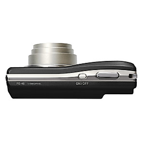 OM SYSTEM OLYMPUS FE-46 12MP Digital Camera with 5x Optical Zoom and 2.7 inch LCD (Pearl Black)
