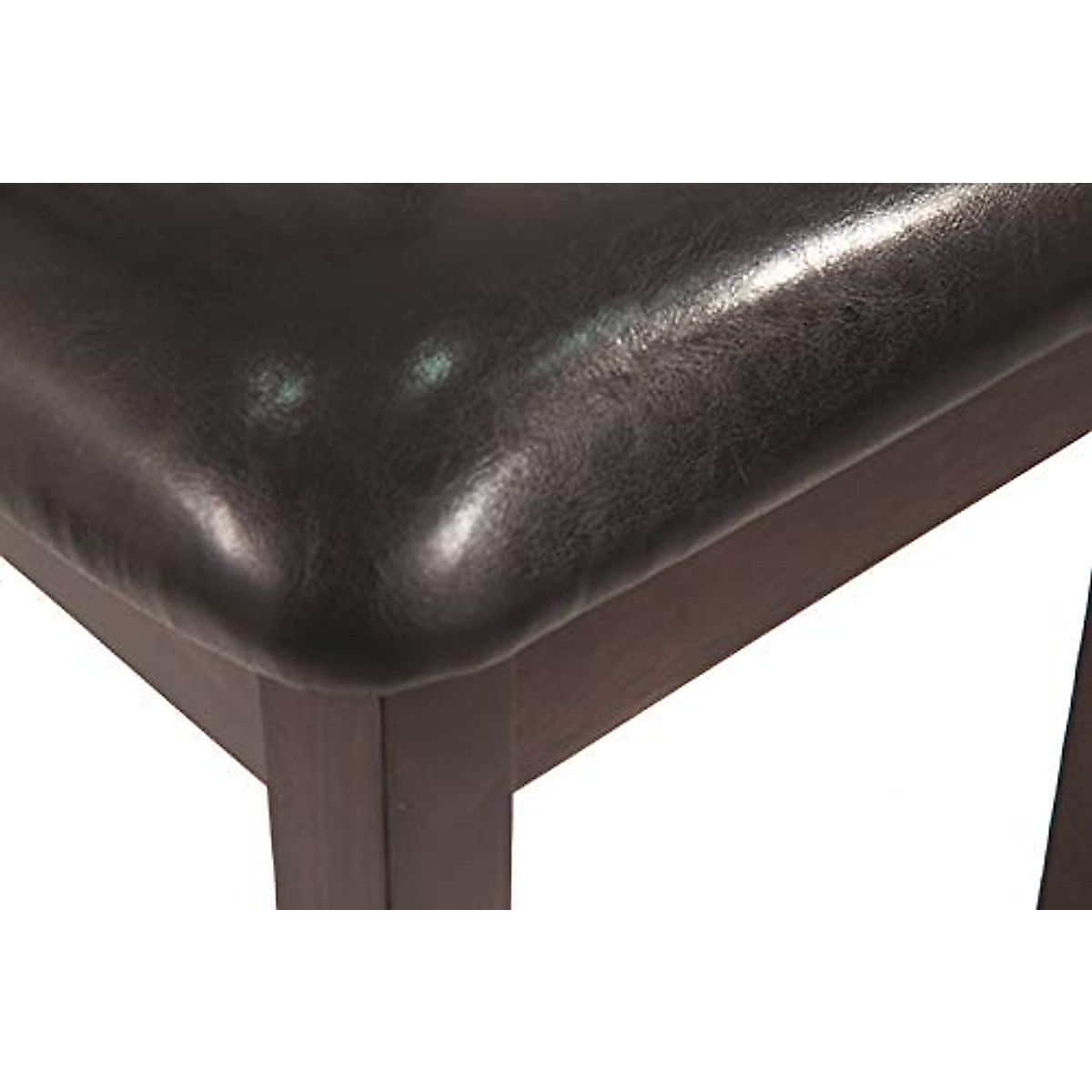 Signature Design by Ashley Hammis Rake Back Dining Room Chair, 2 Count, Dark Brown