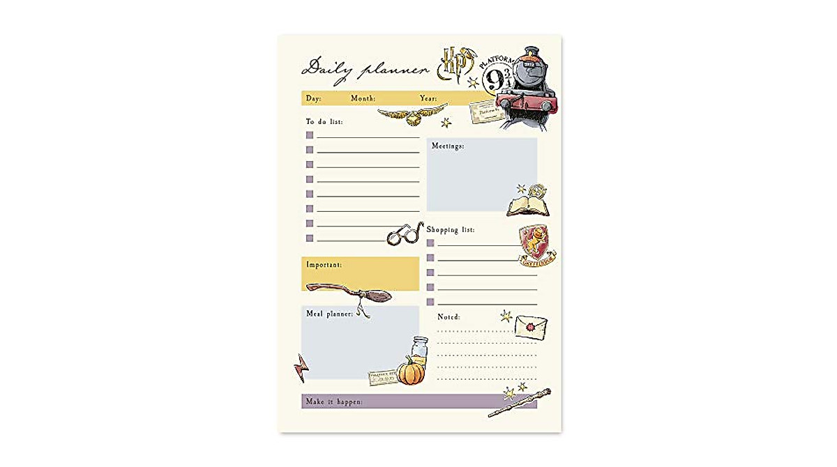 Harry Potter Weekly Planner - A5 Desk Calendar
