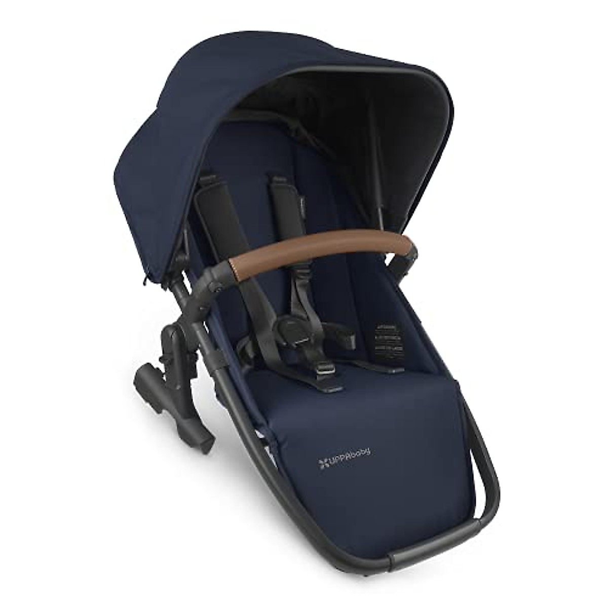 Vista V2 Stroller- NOA (Navy/Carbon/Saddle Leather) + Upper Adapters + RumbleSeat V2- NOA (Navy/Carbon/Saddle Leather)