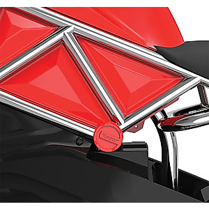 Razor RSF350 Electric Bike with Pneumatic Tires, Chain Driven Motor, and Hidden Compartment Supports 140 Pounds and Speeds of 14 Miles per Hour, Red