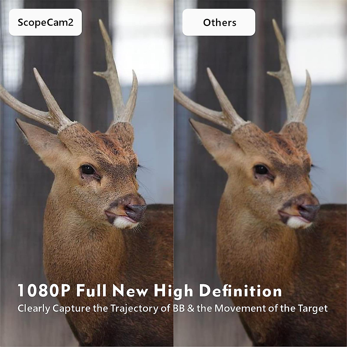 RunCam Scope Cam 2 Airsoft Camera 1080P HD Game Video Zoom Action Cam, WiFi Waterproof, Aluminum Body,240min Video Recording, Instant-on Record Switch-40mm Lens