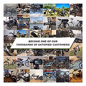 EBIKELING Waterproof Ebike Conversion Kit for Electric Bike 700C Rear Wheel Electric Bicycle Hub Motor Kit with Mountain Bike Rim 1500W 1200W 750W 500W Electric Bike Conversion Kit