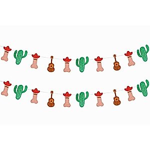 Final Fiesta Rose Gold Banner Garland Cactus Banner for Mexican Fiesta Bachelorette Party Decorations Supplies