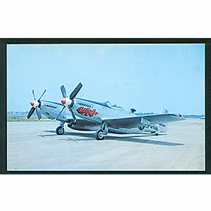 North American F-82 Twin Mustang Interceptor Aircraft North Korean War Propeller Airplane Postcard
