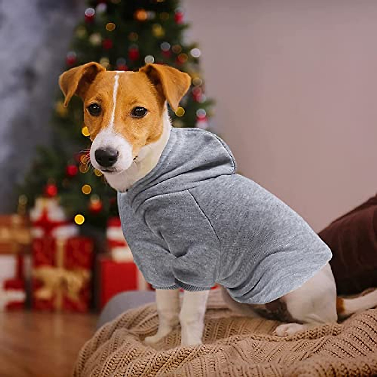 Pet Clothes for Small Dogs Tutu Pullover Sweater Winter Dog Costumes Sweater Warm Christmas Sweaters for Small Pet Clothing Pet Solid Pullover for Medium Dogs Male