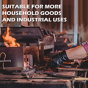 Fire Poker for Fire Pit,Rust Resistant Black Finish Solid Steel Fireplace Poker, Multi Use Tip Fire Pit Accessories for Fireplace Camping Wood Stove Indoor and Outdoor