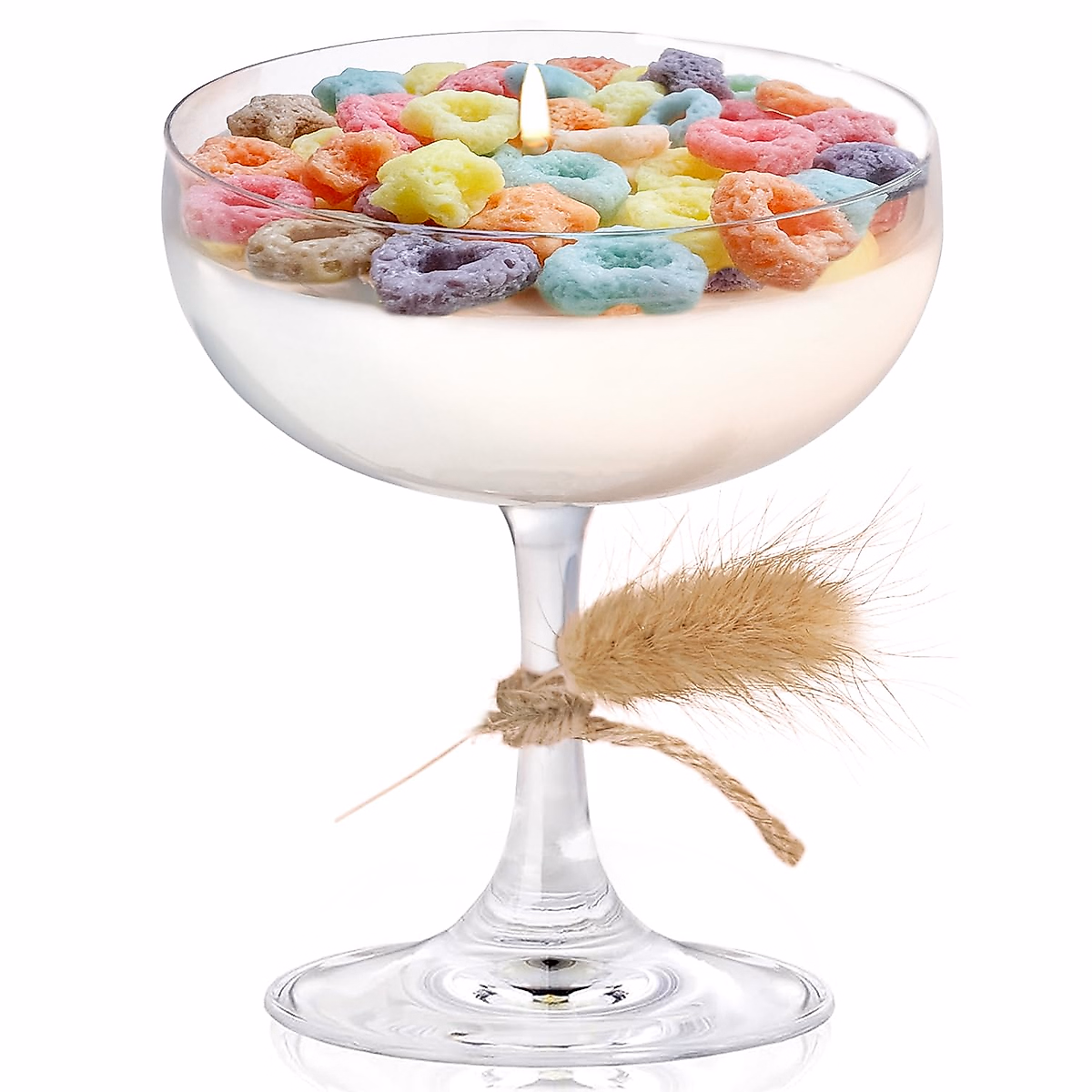 Taruzil Cute Martini Vanilla Candles Gifts for Women, Cereal Scented Candles Unique Gifts for Women Girl Friend Soy Wax Candles for Home Scented for Christmas, Mother's Day, Easter, Birthday