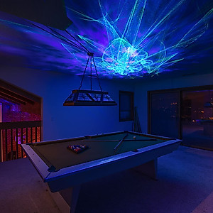 BlissLights Ark Lite - LED Aurora Projector, Laser Nebula, Galaxy Decor Lighting, Room Night Light Show and Mood Lamp (Green/Blue)