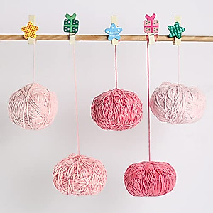 8 Balls La Mia Crown Yarn, Total 7.05 Oz (200 gr), Each 0.88 Oz (25 gr), 800 mt (874 yds), Knitting and Crocheting, 50% Cotton and 50% Acrylic, 2 Weight Fine Yarn, Pink L901