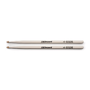 Wincent Drumsticks Tomoya WTYSCWII 5A Speed 5B Power Signature Hickory Drumsticks, White 1 Pair