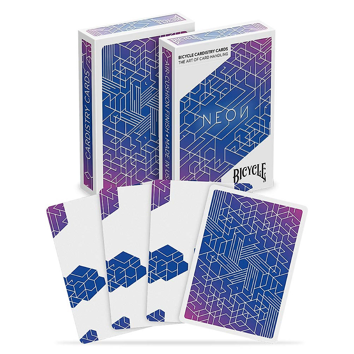 Bicycle Neon Orange Bump Cardistry Deck (Not A Playable Deck)