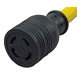 Conntek PL1420L1430 Pigtail Power Adapter, Yellow with Black