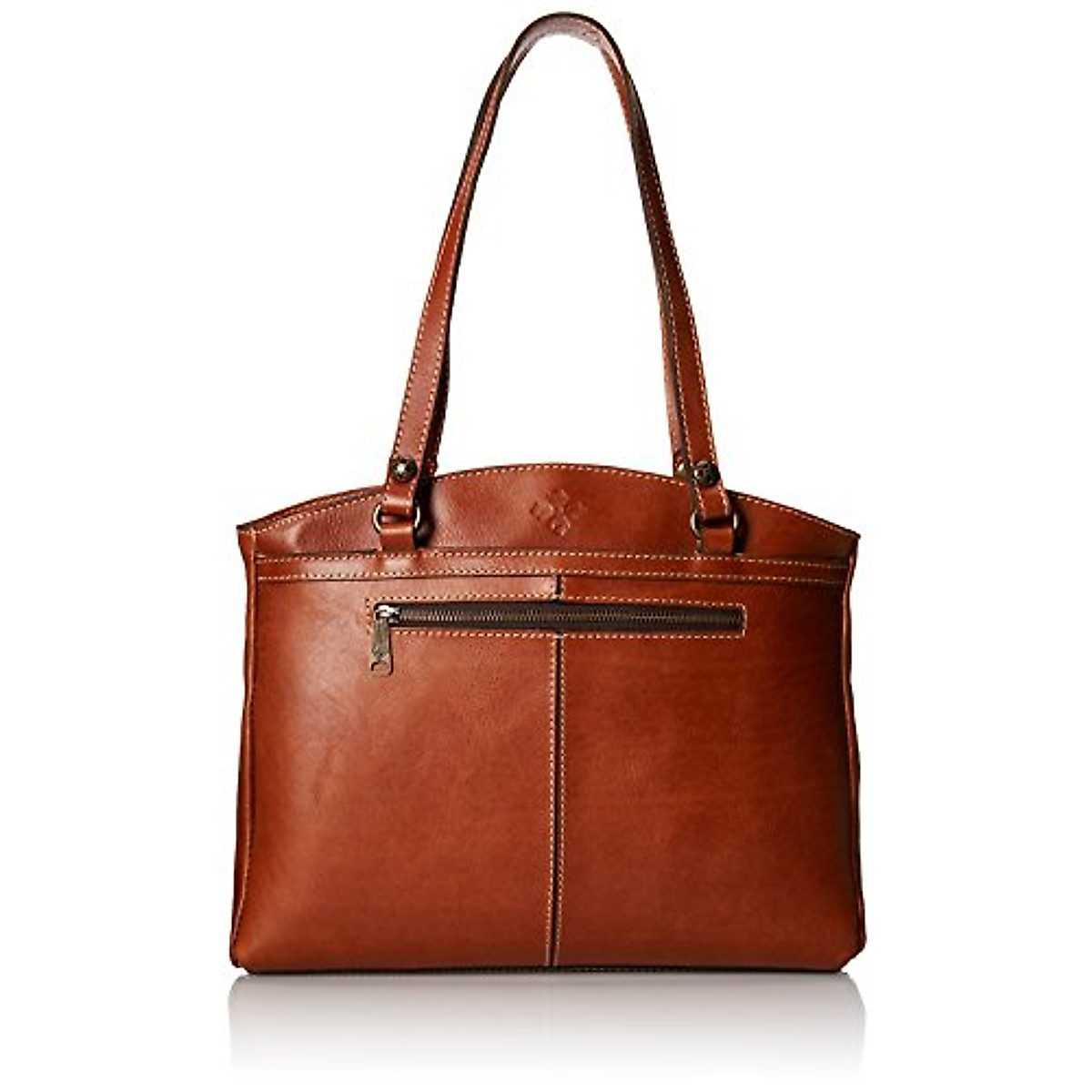 Patricia Nash Poppy Top Zip Tote, Tan