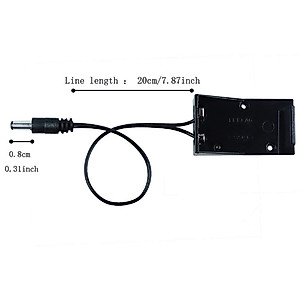 Gump's grocery 2PCS 9V Battery Holder Box Case Wire Plug 5.5 * 2.1mm for Arduino UNO R3
