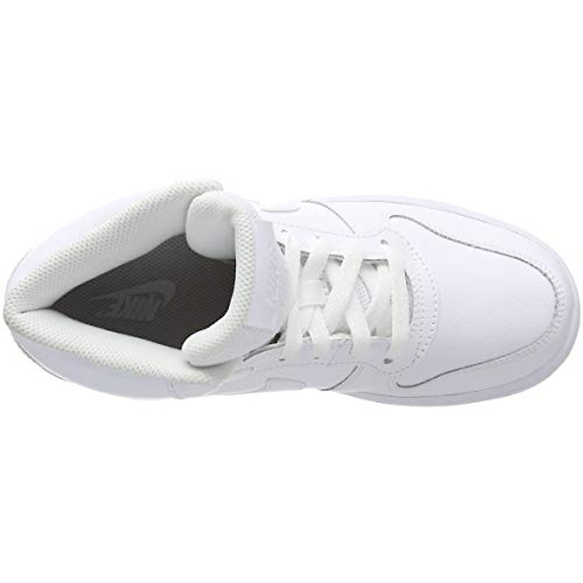 NIKE Women's Low-Top Basketball Shoes, White White White 100, 11