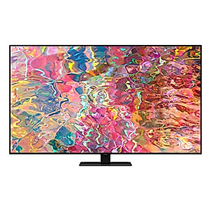 SAMSUNG QN85Q80BAFXZA 85" 4K Ultra HD Smart TV with a HW-B550 2.1ch Soundbar and Subwoofer with Dolby Audio (2022)
