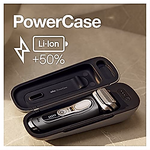 Braun 9475cc Series 9 Pro Premium Shaver with 4+1 Shaving Head, Electric Shaver & ProLift Trimmer, PowerCase, Wet & Dry, Grey