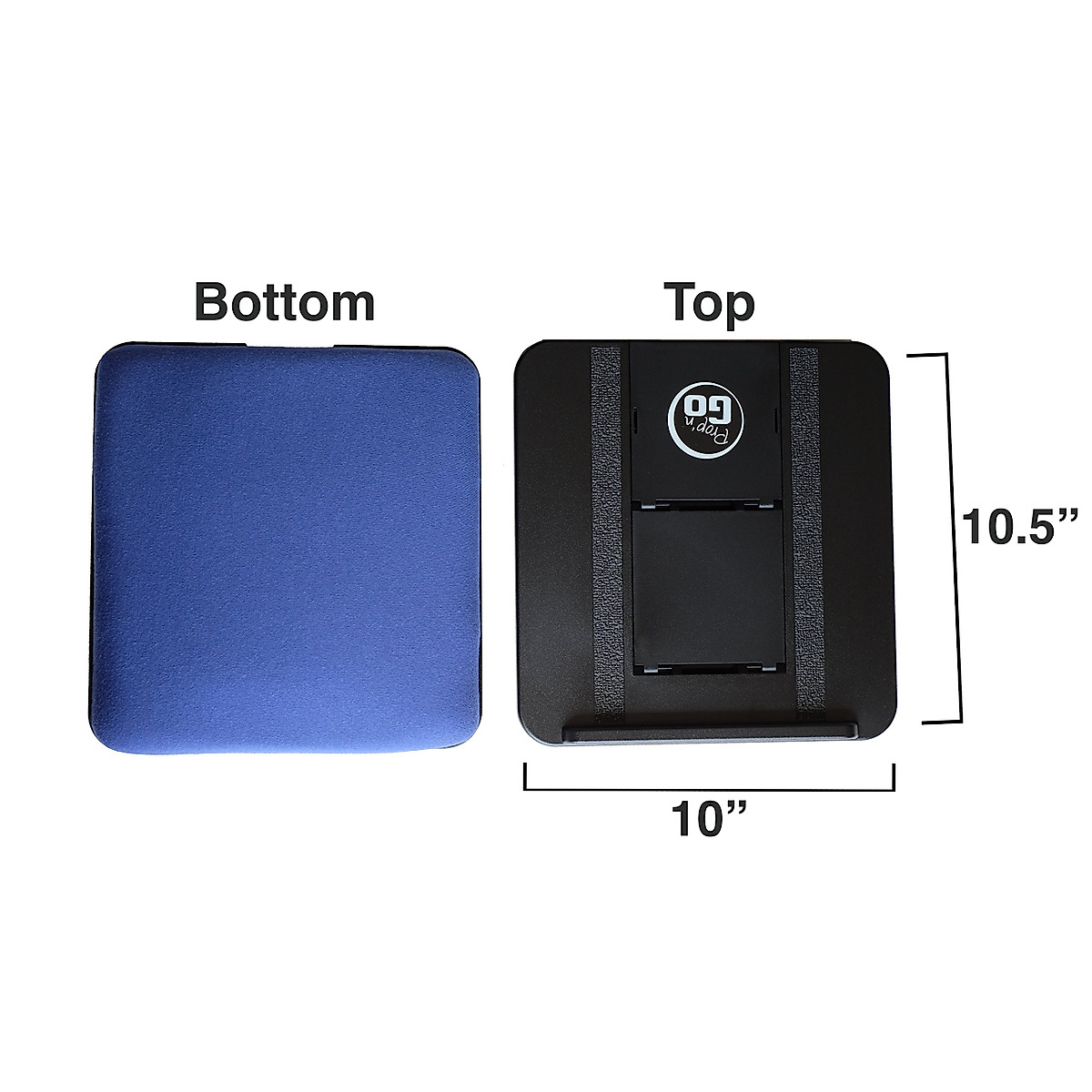 Prop 'n Go Slim - iPad Pillow with Adjustable Angle Control for iPad Air, iPad Mini, iPad Pro, iPhone, Tablets, eReaders, and More (Blue)