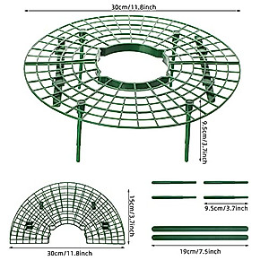 ANGTUO 10 Pack Strawberry Supports for Garden Strawberry Plant Support Strawberry Stand Holder Strawberry Racks Growing Frame