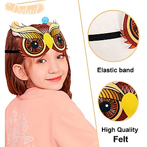 iROLEWIN Bird-Costume-Owl-Wings for Kids Eagle-Parrot Wings Costume as Boys Girls Party Gifts Play Dress Up with Headband Brown