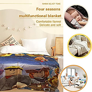 Game Flannel Blanket Super Soft Lightweight Fleece Blanket,Sofa Bedroom Warm Multifunctional Fuzzy Fleece Blanket  40x50in