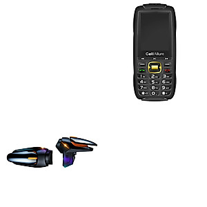 BoxWave Gaming Gear Compatible With CellAllure Survivor - Touchscreen QuickTrigger Auto, Trigger Buttons Autofire Gaming Mobile FPS - Jet Black