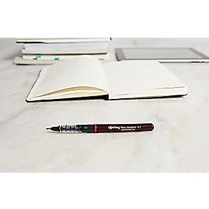 Rotring Tikky Fine Liner Fiber Tip Graphic Pen, 0.3 mm, Black Ink (1904753)