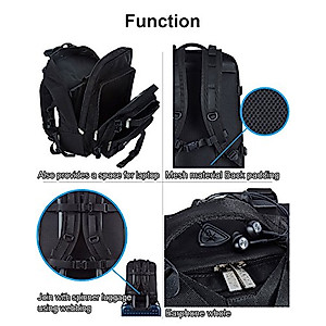 BTS X AGATHA Travel Edition Canvas Backpack Rucksack School College Backpacks for Unisex, Jean - Medium (0.98 cu ft)